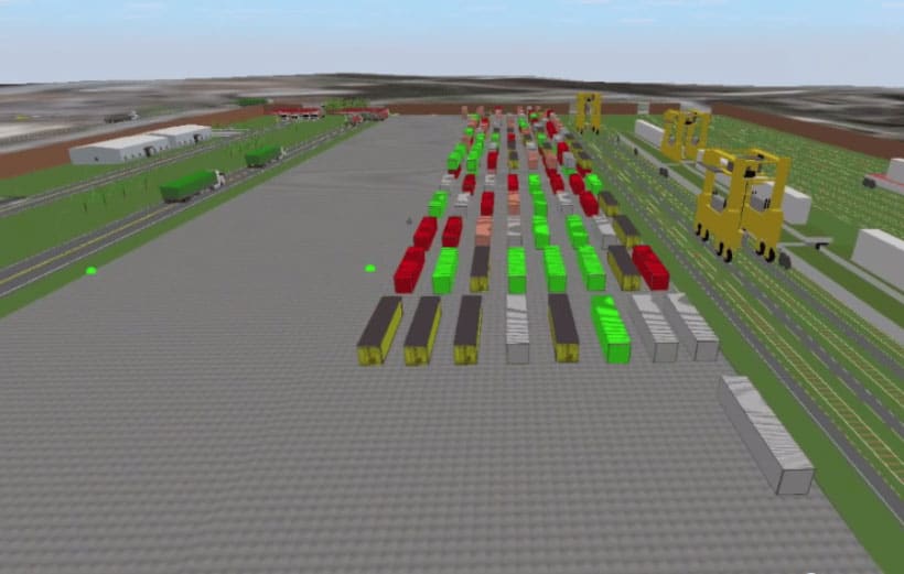 Intermodal Terminal Simulation Simulation Modeling | MOSIMTEC